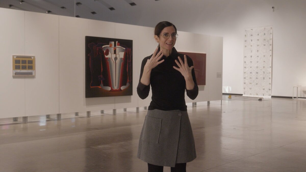 Radical Software, Guided Tour in Austrian Sign Language – Kunsthalle Wien